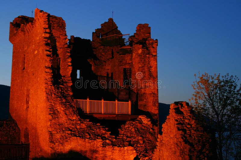 Castle at night stock image. Image of castle, scotland - 5322365
