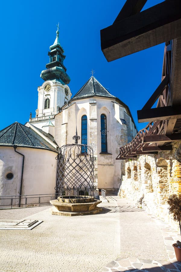 Castle in Nitra, Slovakia stock image. Image of historic - 174180081