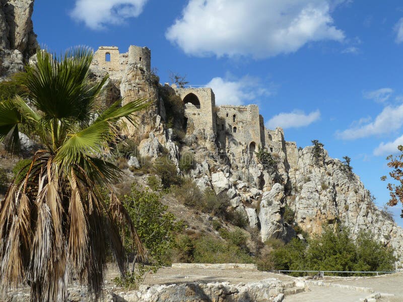 Castle - Northern Cyprus stock photo. Image of interest - 28864538