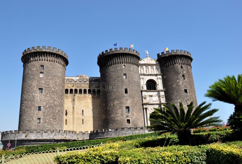 Castle Nuovo, Naples stock image. Image of napoli, panorama - 895813