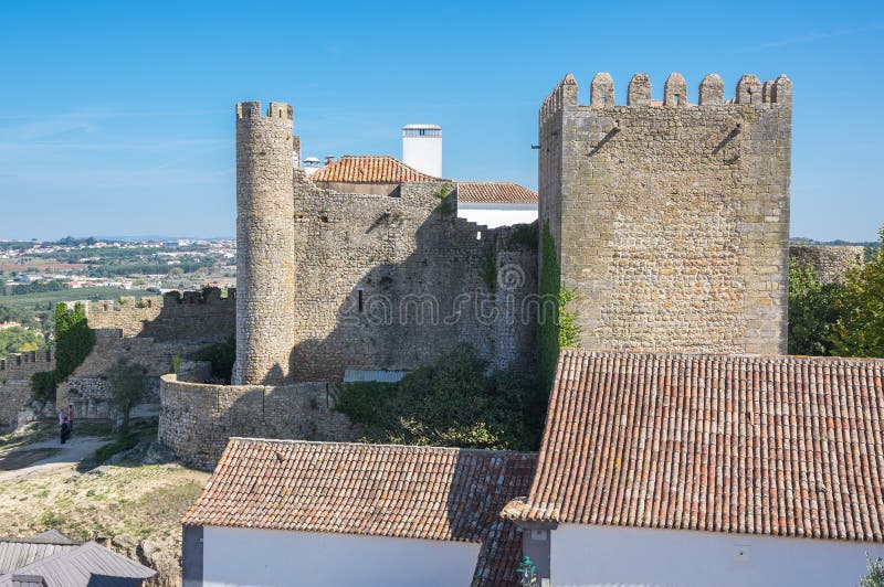 Castle of Obidos stock photo. Image of outdoor, historical - 82226752
