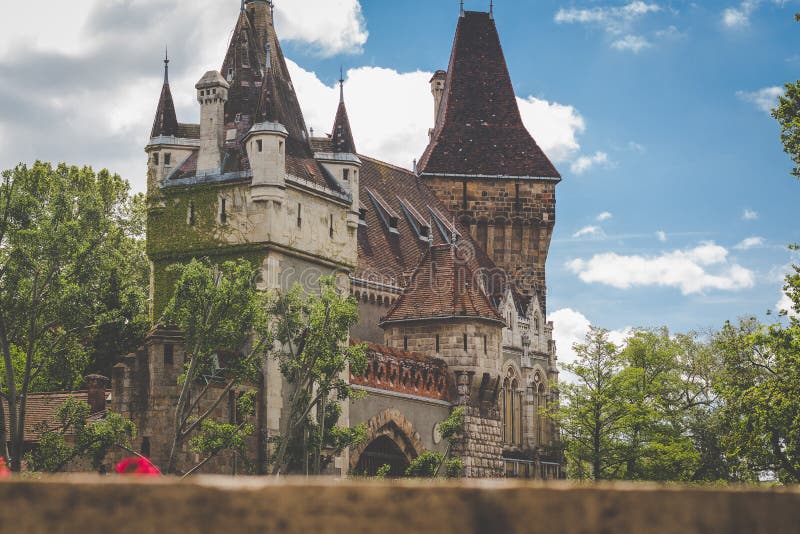 Castle observation Tower stock photo. Image of river - 112538746