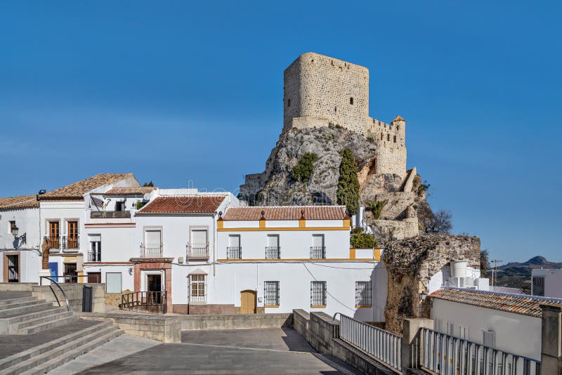 Castle of Olvera, Andalusia, Spain Stock Photo - Image of fortress ...