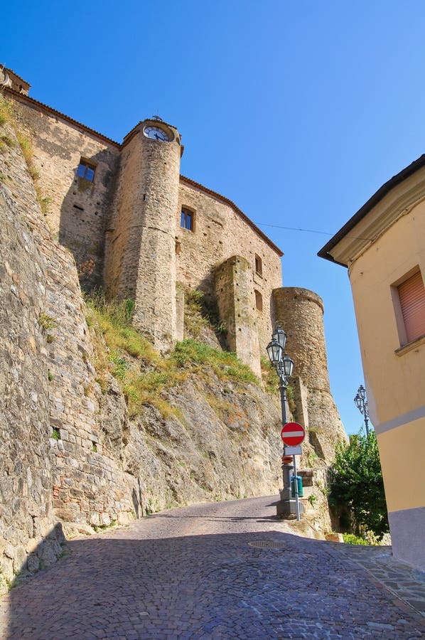 Castle of Oriolo. Calabria. Italy Stock Photo - Image of facade ...