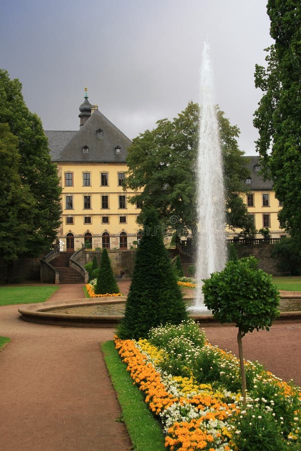 Castle Palace of Fulda stock photo. Image of fountain - 10416092