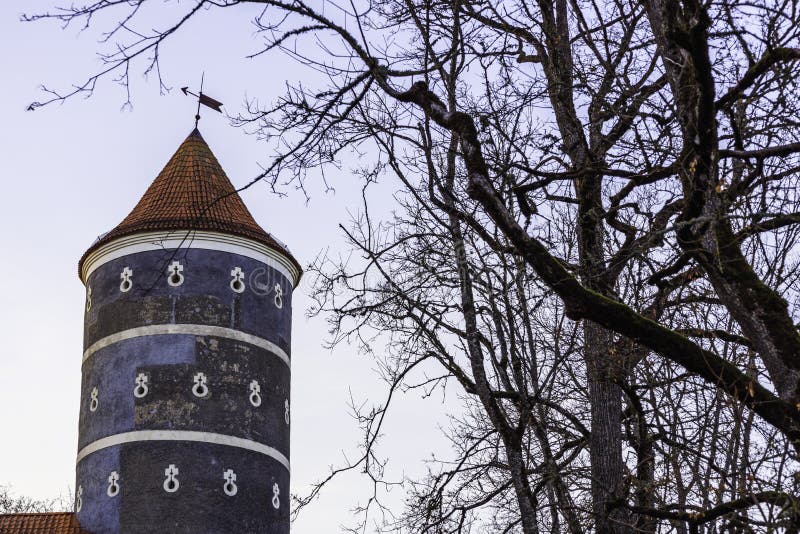 Castle of Panemune, Lithuania. Renaissance-era Building Castle ...