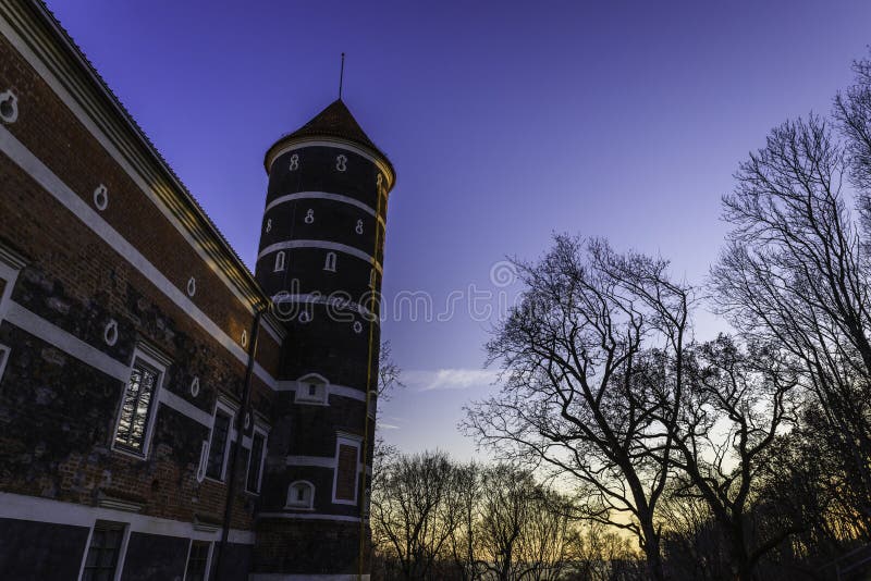 Castle of Panemune, Lithuania. Renaissance-era Building Castle ...