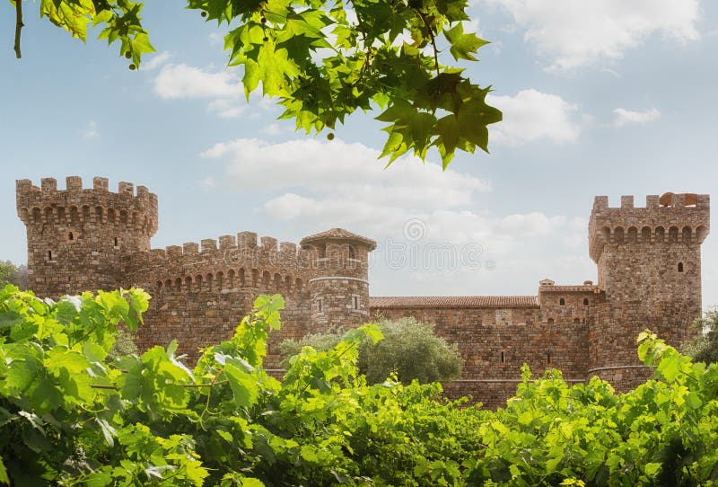 Castle stock image. Image of country, winery, europe - 90537561