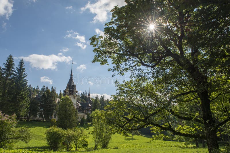 Castle panoramic view stock photo. Image of european - 93166974
