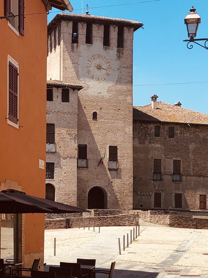 A castle stock image. Image of parma, romagna, castle - 206429867