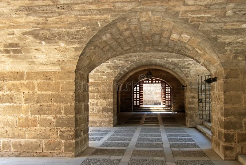 Castle Passage stock photo. Image of history, medieval - 15546866