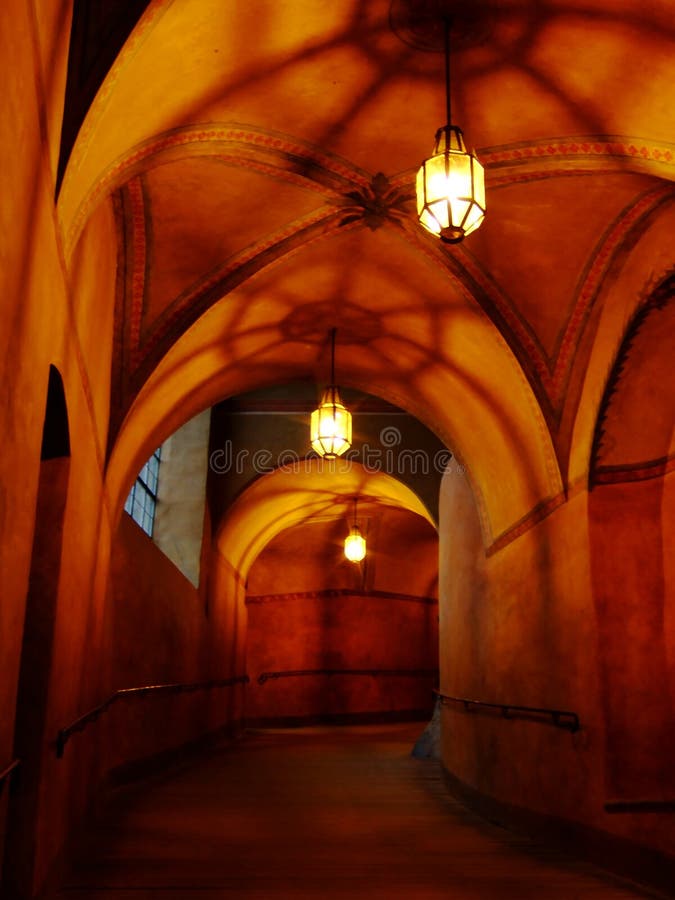 Ancient Castle Passageway stock photo. Image of building - 23495518