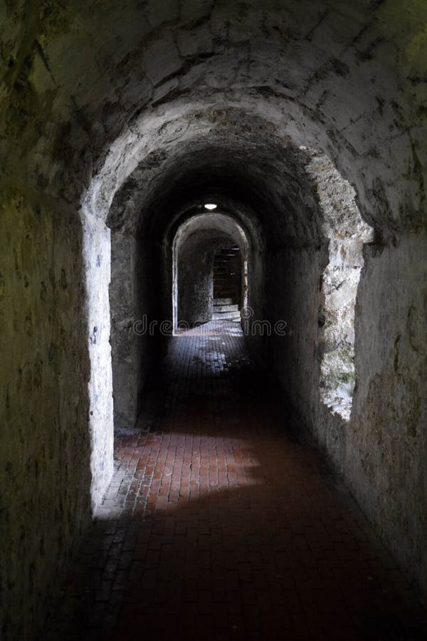 Castle Passageway stock image. Image of bricks, dover - 97373727