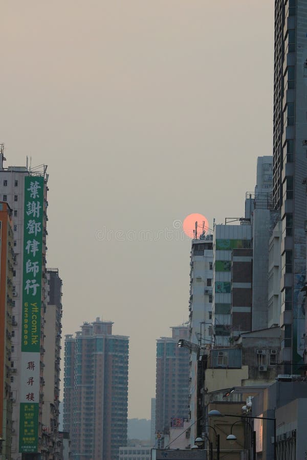 A Castle Peak Road at Yuen Long Editorial Stock Image - Image of modern ...