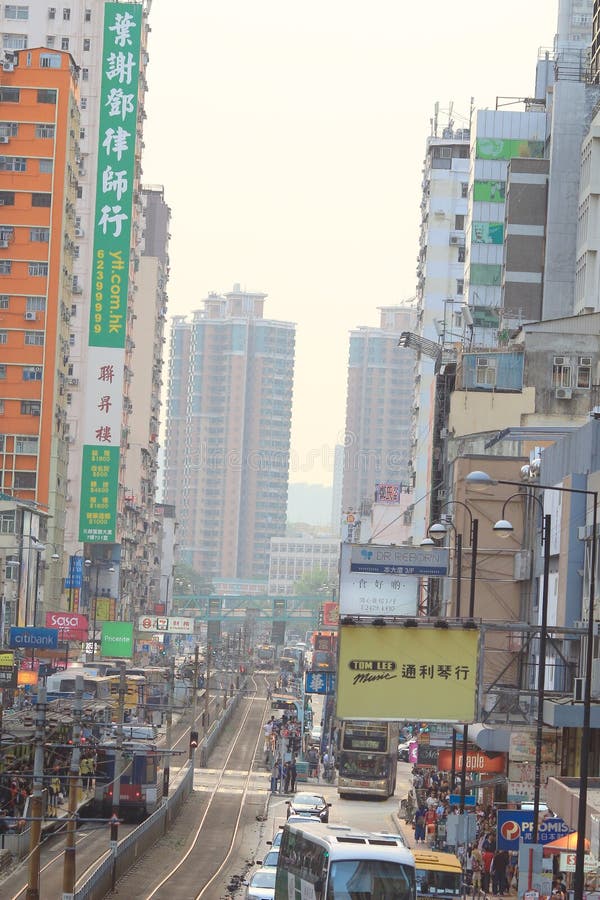A Castle Peak Road at Yuen Long Editorial Photography - Image of ...