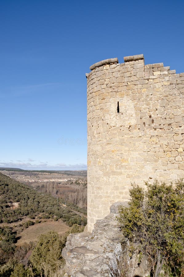 Castle of Pedraza stock photo. Image of fort, building - 24602428