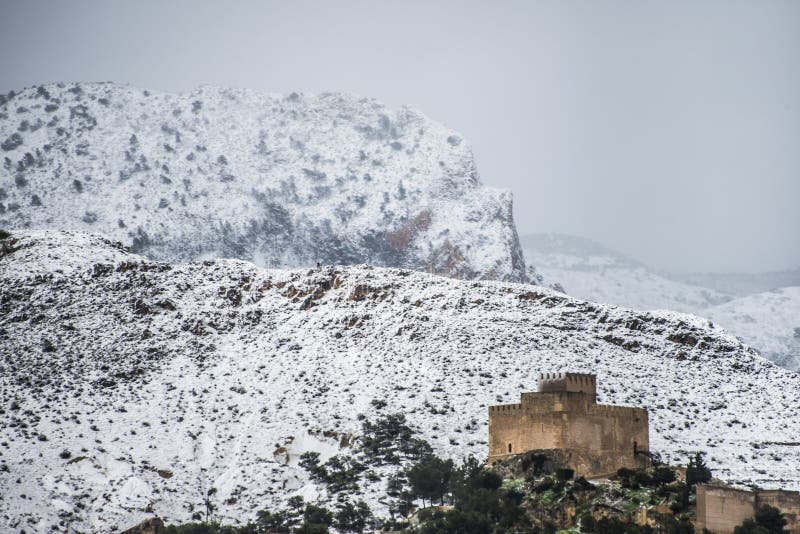 Castle of Petrer Alicante, Spain Stock Photo - Image of landscape ...