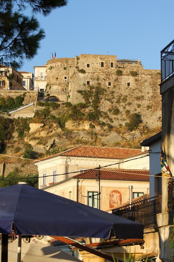 Castle in Pizzo, Italy, Calabria Stock Image - Image of briatico ...