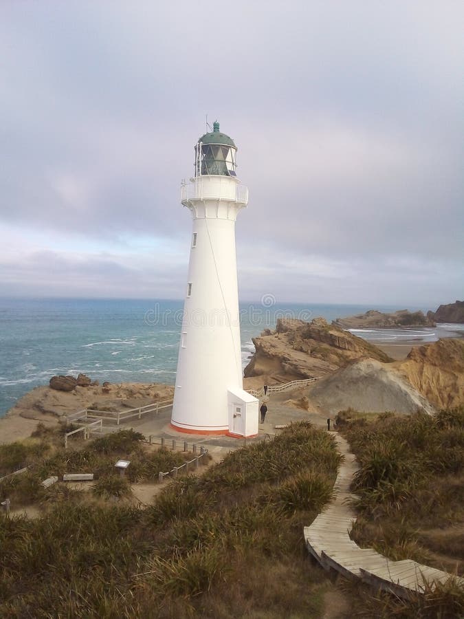 Castle Point Lighthouse, Located Near the Village of Castlepoint in the ...