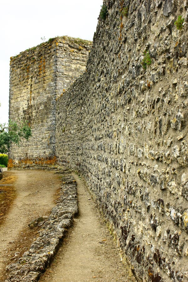 Castle, Porto De Mos, Portugal Stock Image - Image of arrow, fortress ...