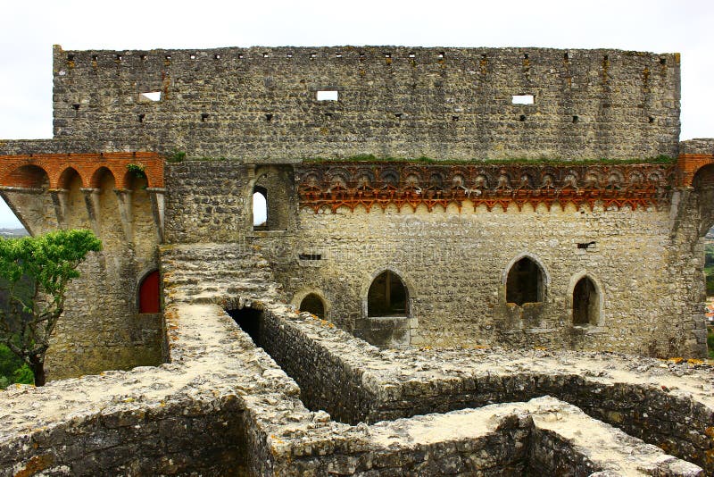 Castle, Porto De Mos, Portugal Stock Photo - Image of arrow, fort: 32075904