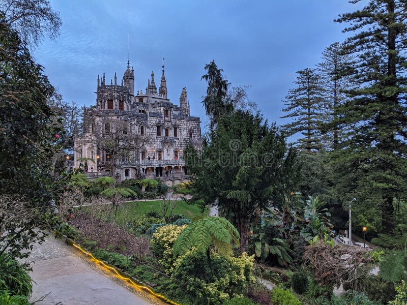 Castle Portugal Sintra Green Quaint Stock Image - Image of sintra ...