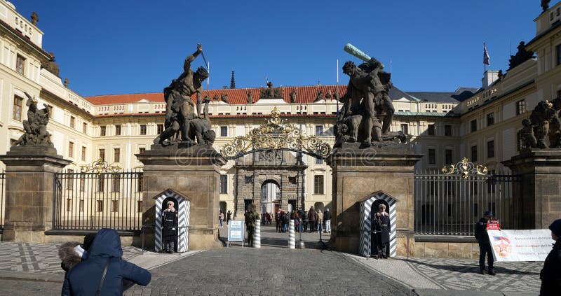 Castle of Prague, Czech Republic Editorial Stock Photo - Image of ...