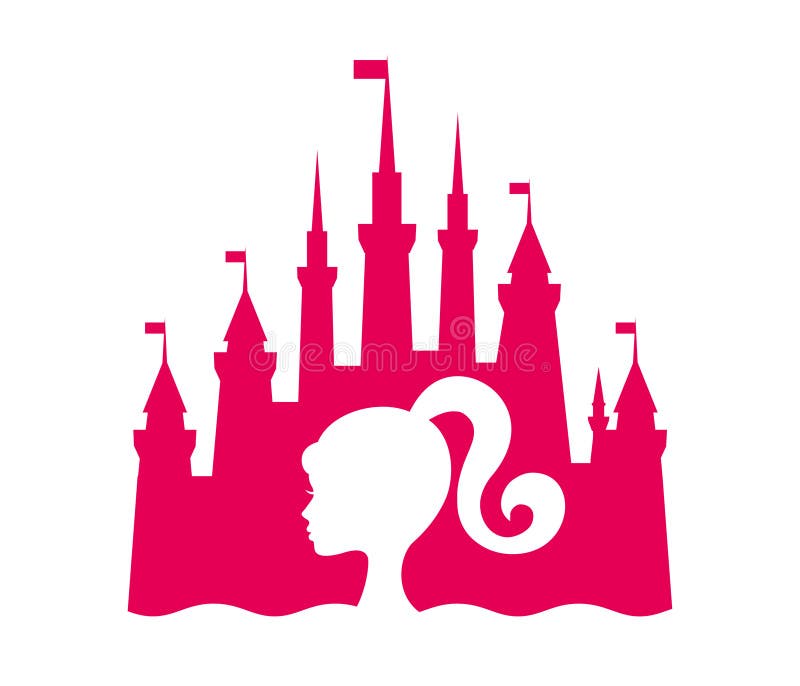 Princess Castle Logo Poster Vector Boho Illustration Of A Cute Castle