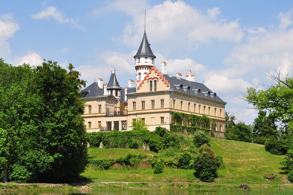 Castle Radun stock image. Image of tarn, clouds, classicism - 26630505