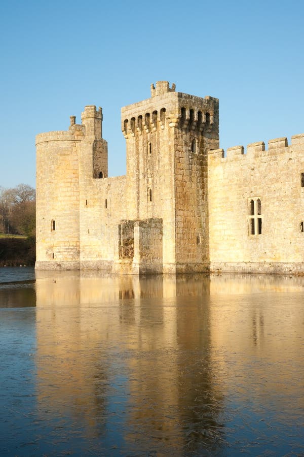Castle with reflection stock photo. Image of great, mote - 8120314