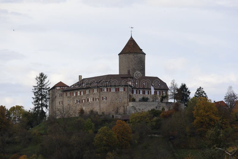 The Castle Reichenberg in Oppenweiler in Germany, Europe Stock Image ...