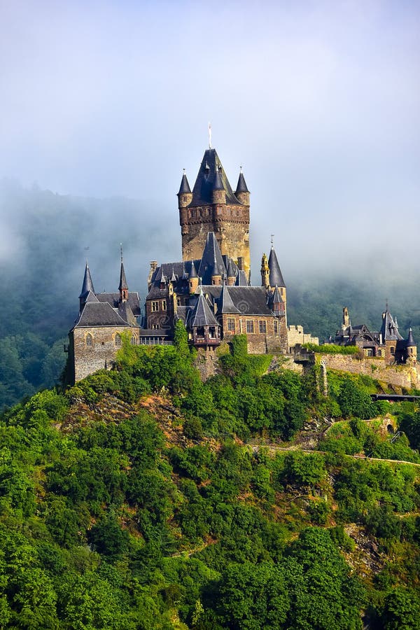 Castle Reichsburg stock photo. Image of cochem, burg - 96322178