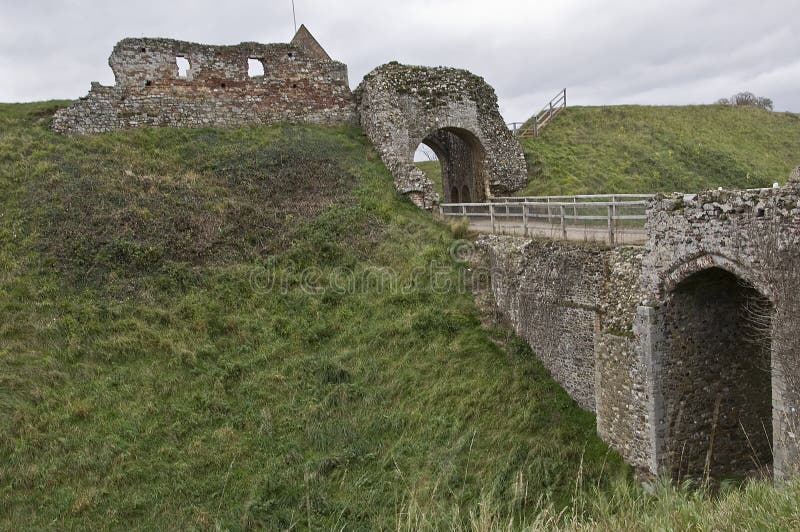Castle Rising stock image. Image of fort, british, bridge - 27461669