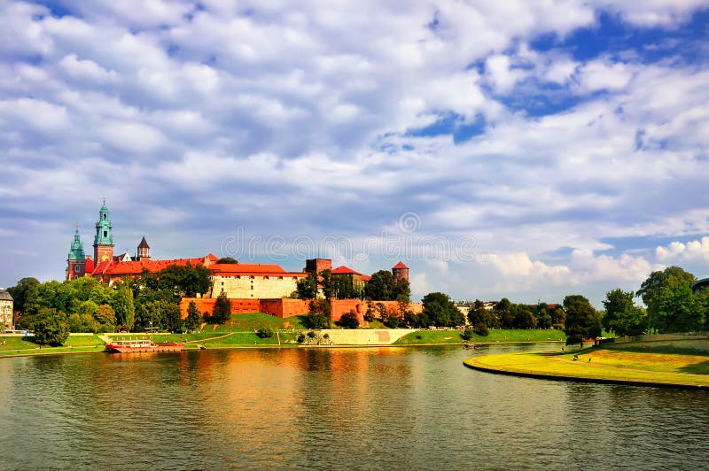 Castle on the river stock photo. Image of promenade, nature - 27803892