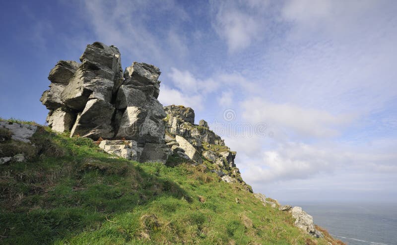 Devonian Limestone Rock Outcrop Stock Photo - Image of eroded, boulders ...