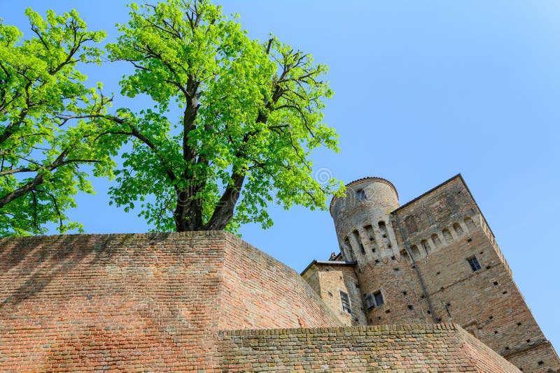 Castle of Roddi stock photo. Image of history, walls - 40258432