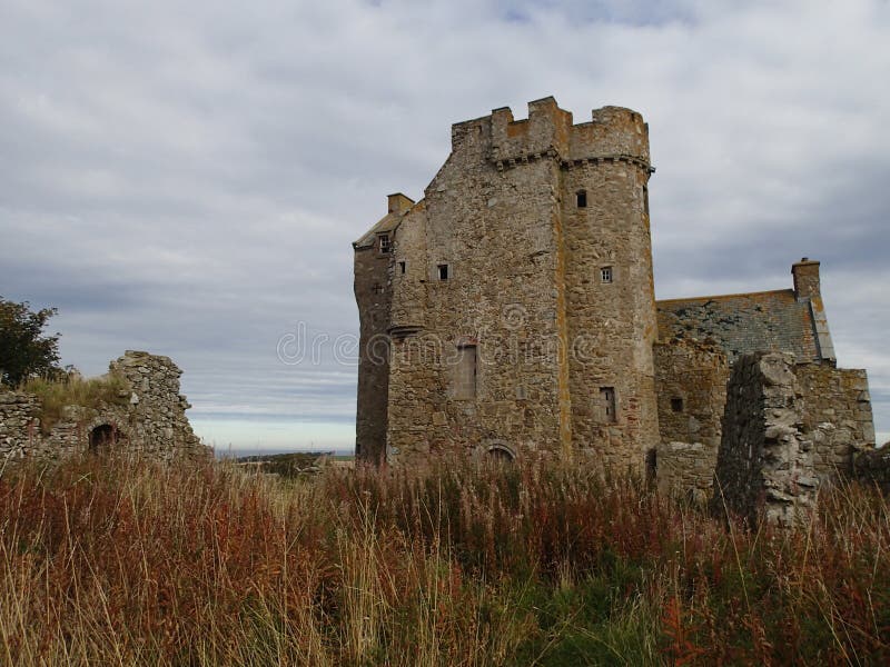 Castle stock image. Image of tree, building, decay, medieval - 61322831