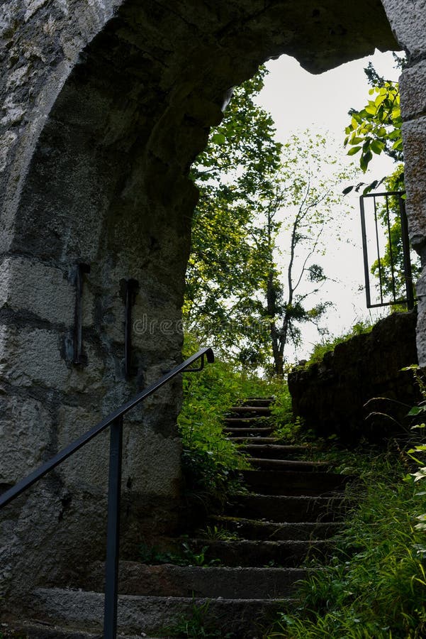 Castle Ruins in Berchtesgaden Stock Image - Image of castle, bavaria ...