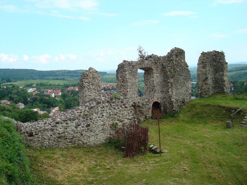 Castle ruins stock image. Image of history, european - 63184807