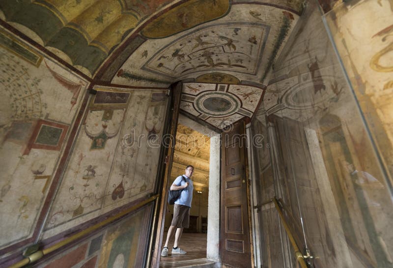 Castle Saint Angelo. Interior. Rome. Italy Editorial Stock Photo ...