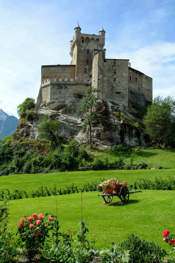 Castle of Saint Pierre stock image. Image of ages, strong - 32896841