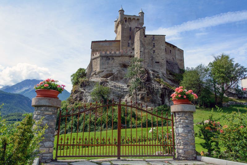 Castle of Saint Pierre stock image. Image of history - 32896907