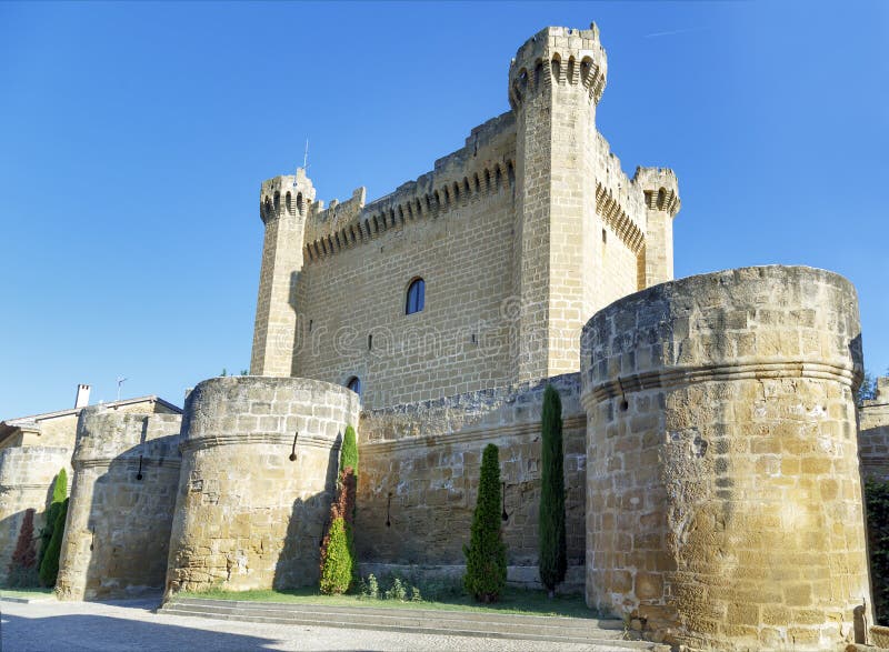 Castle of Sajazarra, La Rioja,Spain Stock Image - Image of castle ...