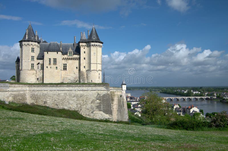 Castle of Samur stock photo. Image of valley, french - 24974074