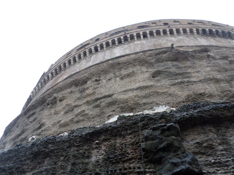 Castle of San Angelo Interior. Rome. Stock Image - Image of rome ...
