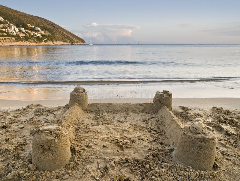 Castle on the Sand stock photo. Image of vacation, sand - 11057416