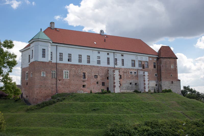Castle in Sandomierz. stock image. Image of landmark - 35790129