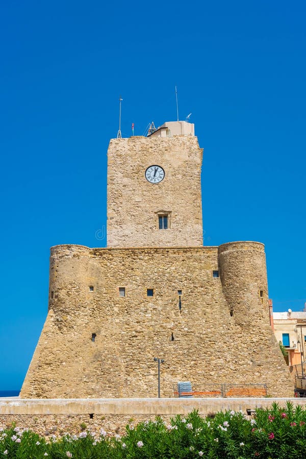 Castle on the Sea in Termoli, Molise Italy Stock Photo - Image of ...