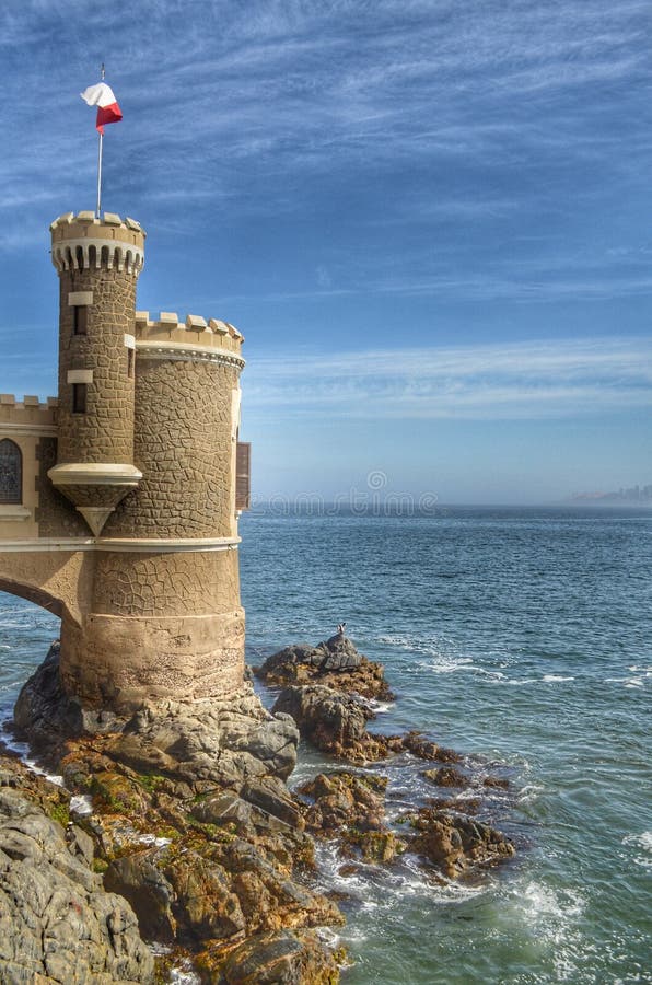 Castle by the Shore of Naples Stock Photo - Image of ancient, distant ...