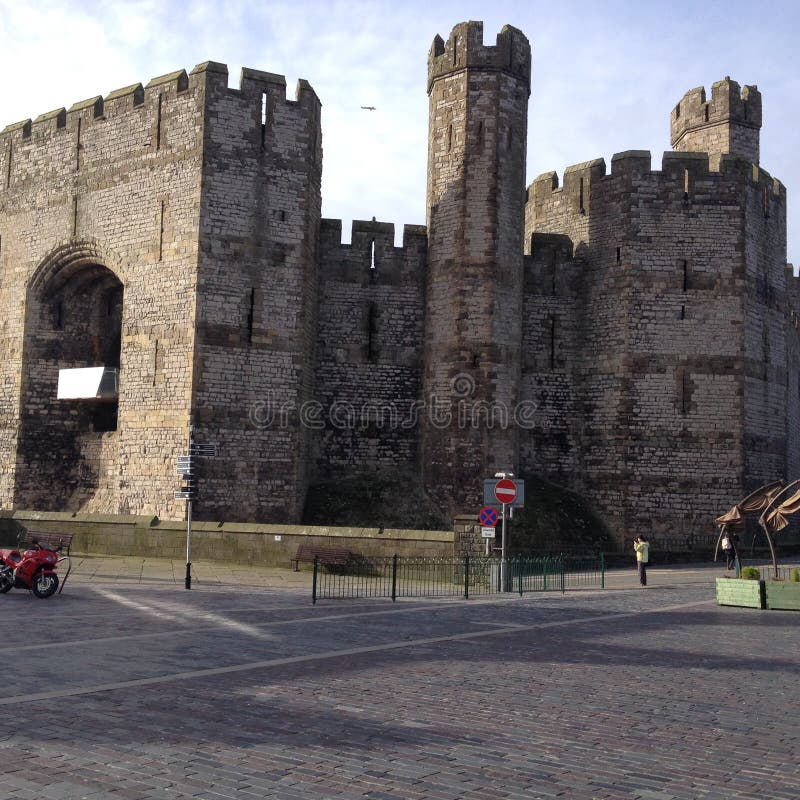 The castle editorial stock photo. Image of side, wales - 67499558